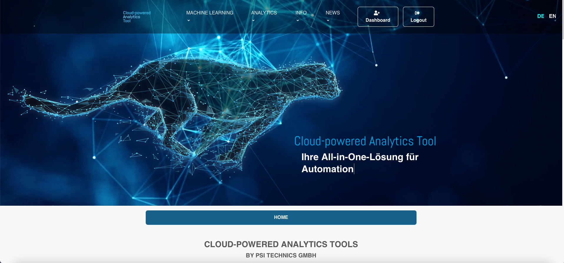 PSI Technics - PSI Technics CAT - Das Cloud-powered Analytics Tool